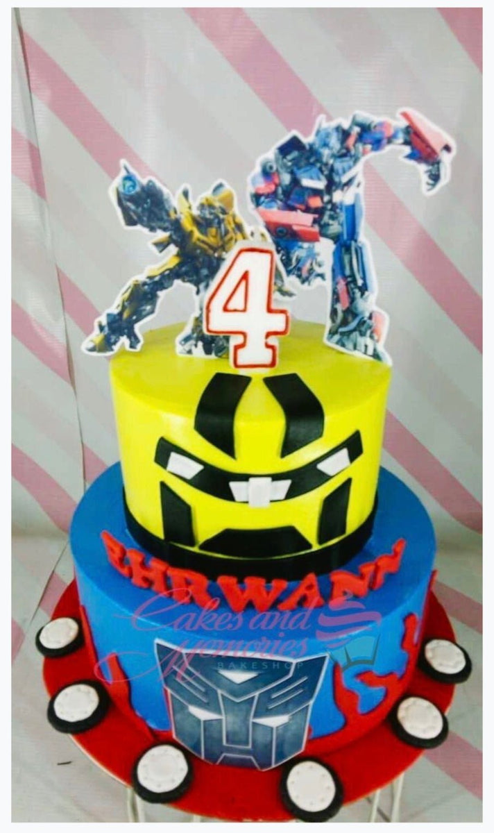 Transformers Cake - 2205 – Cakes and Memories Bakeshop