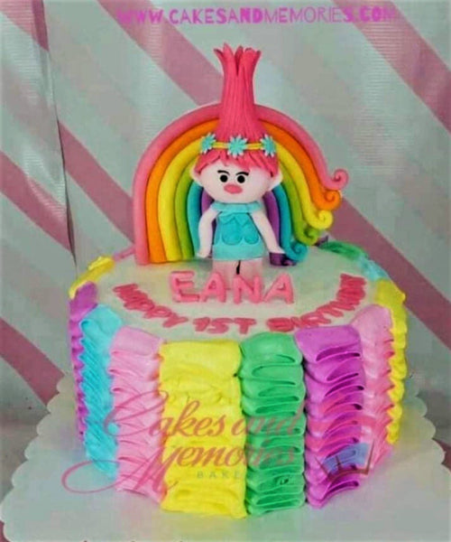 Trolls Cake - 1104 – Cakes and Memories Bakeshop