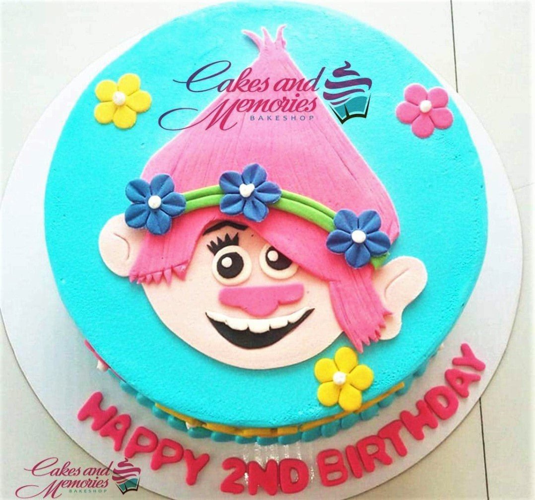 Trolls Cake - 1107 – Cakes and Memories Bakeshop