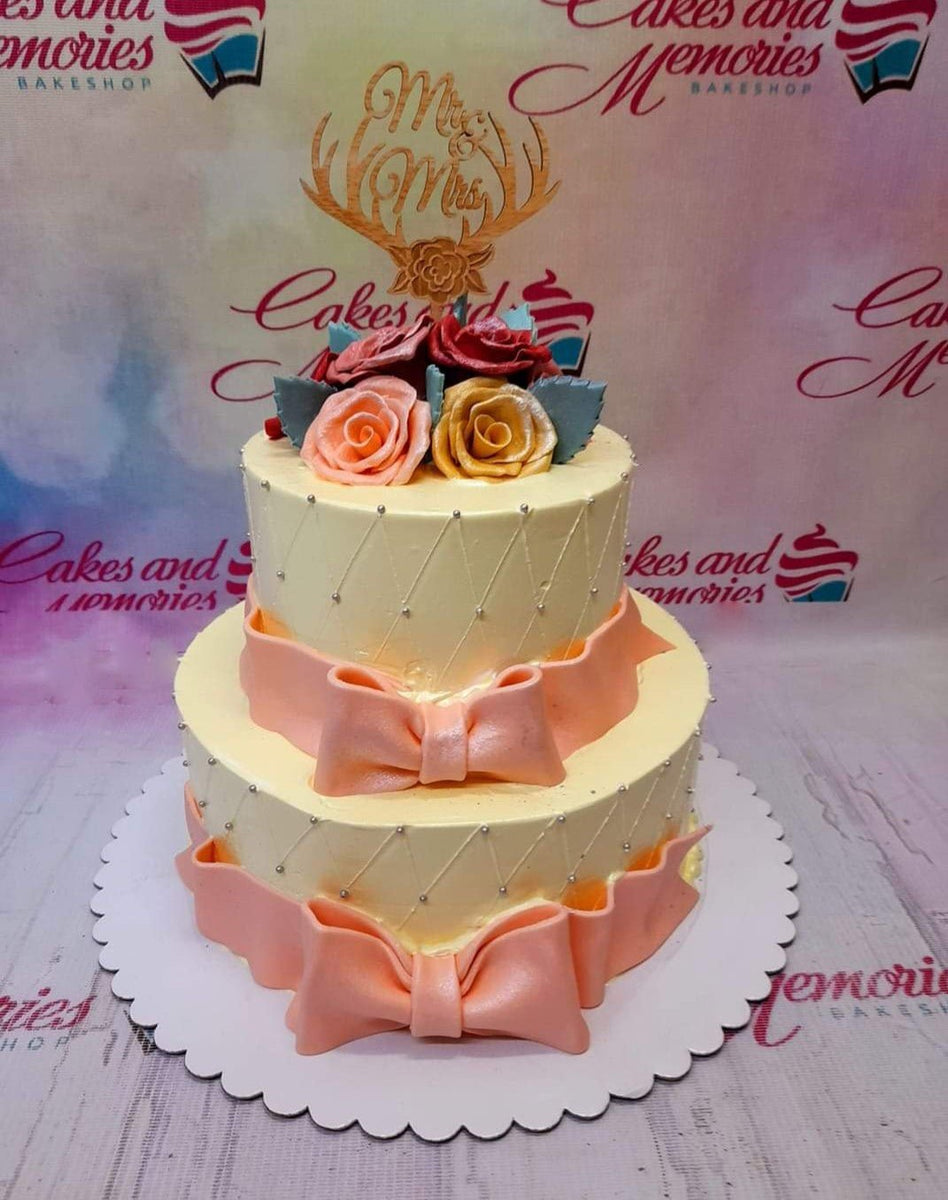 Wedding Cake - 2300 – Cakes and Memories Bakeshop