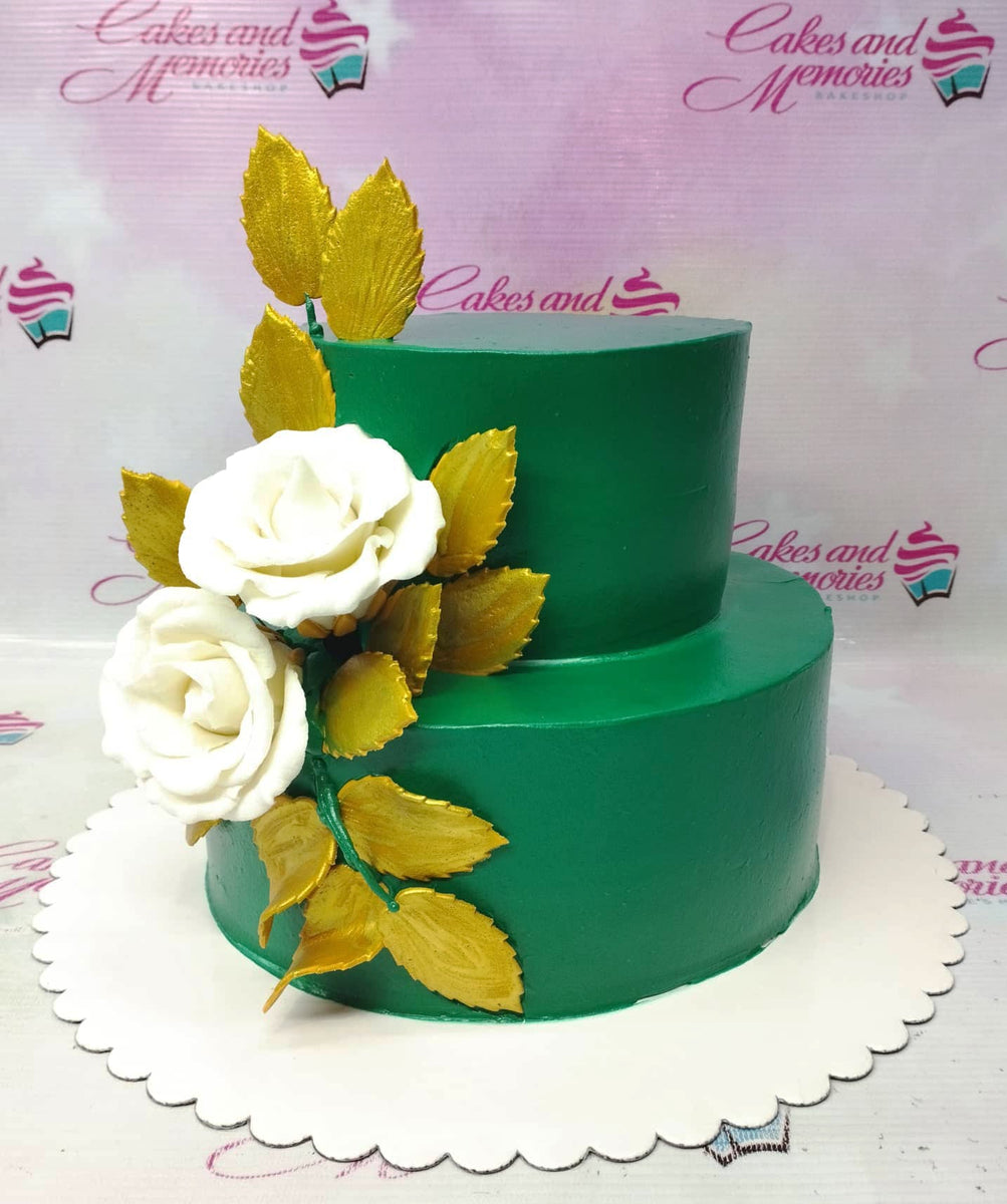 Emerald green wedding cakes 60 photos - Vianawedding.com